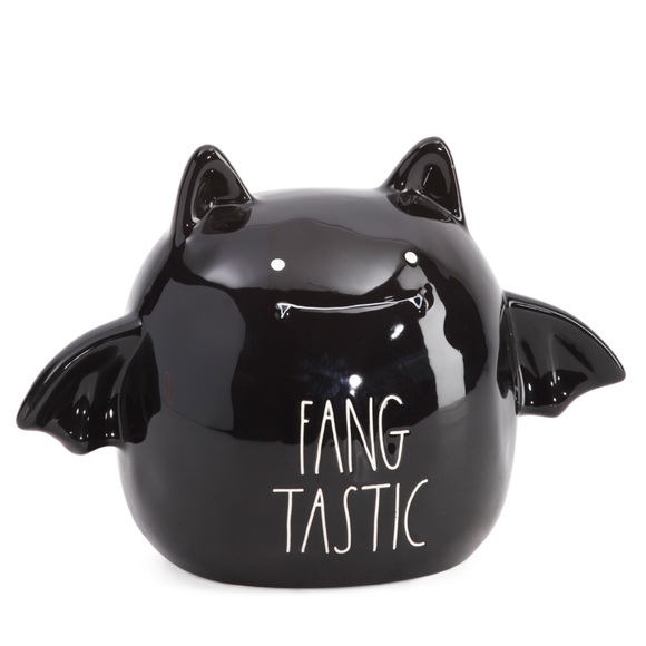 Rae Dunn | Holiday | Rae Dunn Halloween Ceramic Fang Tastic Bat Decor ...